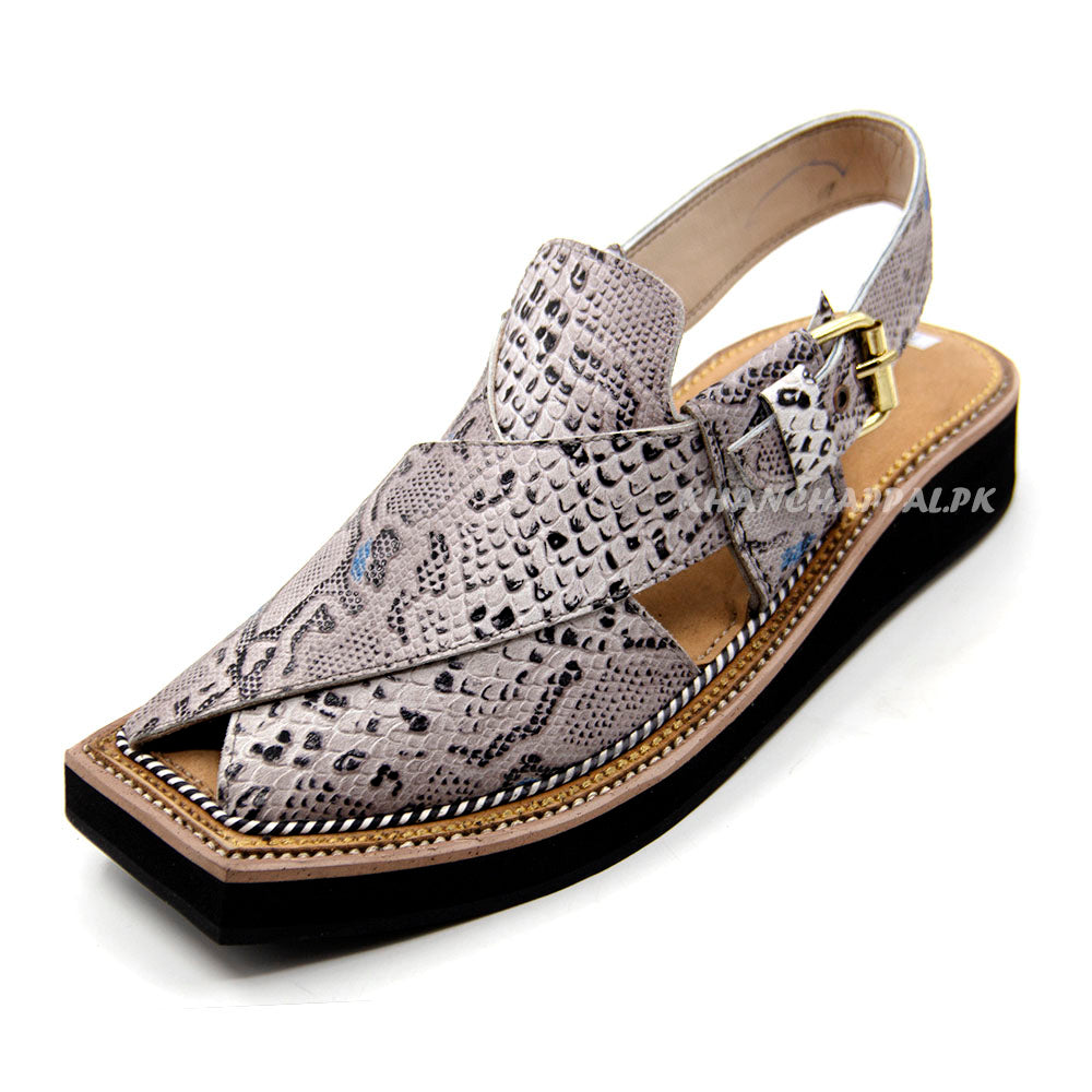 Premium Quality Special Snake Leather Kaptaan Chappal